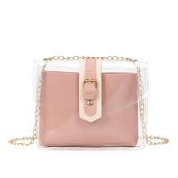 China Summer Transparent Clear PVC Jelly Shoulder Bag for sale