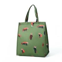 China Custom Portable Insulated Canvas Lunch Bag 24x14x23cm Thermal Food Storage Cooler for sale