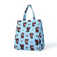 China Custom Portable Insulated Canvas Lunch Bag 24x14x23cm Thermal Food Storage Cooler for sale