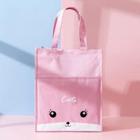 China Custom Design Cartoon Review Bag Student Cloth Art Portable Study Bag Student Tutorial Bag Random Pattern for sale