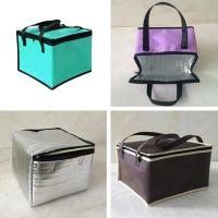China Custom Non Woven Insulated Reusable Lunch Cooler Bag 20L Thermal Fresh Ice Carrier for sale