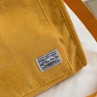 China Custom Corduroy Shoulder Bag 26x10x23cm Eco Friendly Shopping Tote Wholesale OEM for sale