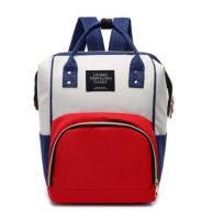 China Waterproof Oxford Diaper Bag Large Capacity Travel Mother Care Bag Custom Colors for sale