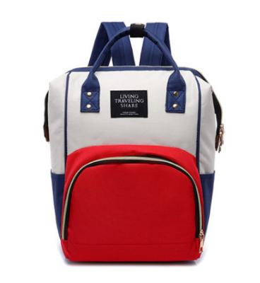 China Waterproof Oxford Diaper Bag Large Capacity Travel Mother Care Bag Custom Colors for sale