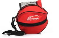 China Portable Sport Ball Shoulder Bag 24x14x23cm 600D Polyester Football Volleyball Storage Backpack for sale
