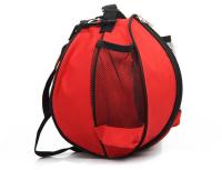 China Portable Sport Ball Shoulder Bag 24x14x23cm 600D Polyester Football Volleyball Storage Backpack for sale