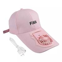 China USB Rechargeable Fan Hat Unisex Adjustable Summer Baseball Cap with 600mAh Battery 5V Cooling Visor for sale