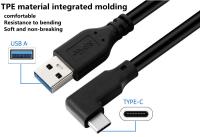 China 90 Degree Elbow VR USB Cable 1.5m for Oculus Quest 2 Fast Charging Data Sync for sale