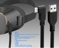 China 90 Degree Elbow VR USB Cable 1.5m for Oculus Quest 2 Fast Charging Data Sync for sale