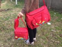 China 4pcs One Set Mommy Diaper Bag Multi Function Maternity Mother Baby Stroller Bags for sale