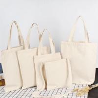 China Custom Cotton Canvas Shopping Tote Bag Eco Friendly Durable Shoulder Bag 100pcs MOQ for sale