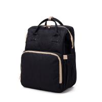 China Retractable Mommy Diaper Bag Portable Folding Crib 20x10cm Cotton Baby Backpack for sale