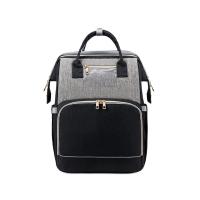 China Retractable Mommy Diaper Bag Portable Folding Crib 20x10cm Cotton Baby Backpack for sale
