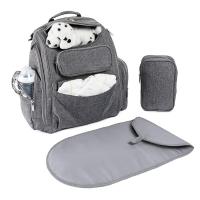 China Custom OEM Cotton Maternity Diaper Bag Travel Backpack 20x10cm for Stroller for sale
