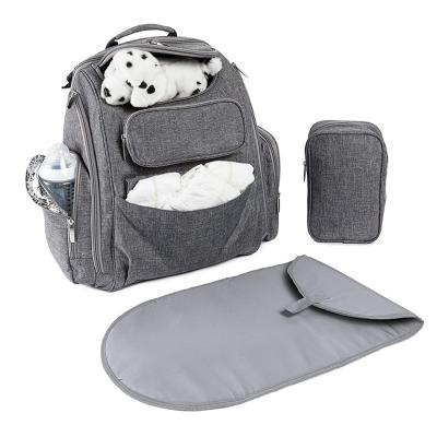 China Custom OEM Cotton Maternity Diaper Bag Travel Backpack 20x10cm for Stroller for sale