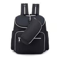 China 2 in 1 Baby Diaper Backpack with USB Charger 35x30x16 cm Polyester Mommy Bag for sale