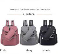 China 2 in 1 Baby Diaper Backpack with USB Charger 35x30x16 cm Polyester Mommy Bag for sale