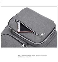 China 2 in 1 Baby Diaper Backpack with USB Charger 35x30x16 cm Polyester Mommy Bag for sale