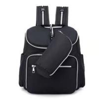 China 2 in 1 Baby Diaper Backpack with USB Charger 35x30x16 cm Polyester Mommy Bag for sale