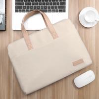 China Custom Logo 14 inch Laptop Bag Sleeve Handbag Canvas Oxford Fabric for Huawei Matebook for sale