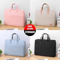 China Custom Logo 14 inch Laptop Bag Sleeve Handbag Canvas Oxford Fabric for Huawei Matebook for sale