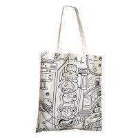 China Customizable Canvas Tote Bag Reusable Shopping Bag Eco Friendly Shoulder Bag 40x30cm for sale