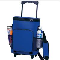 China Insulated Thermal Food Carry Bag with Trolley 40x34x22cm Customizable Eco Friendly Cooler Bag for sale