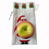 China Custom Small Fleece Drawstring Bag For Gift Eco Friendly for sale