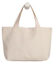 China Large Canvas Tote Bag 39x18.5cm Eco-Friendly Shopping Shoulder Bag for Women Custom Logo for sale