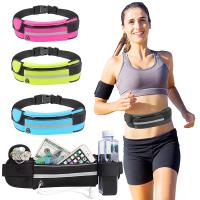 China OEM Nylon Running Waist Bag 20x10cm Waterproof Anti-theft Phone Pack for Outdoor Sports Cycling for sale