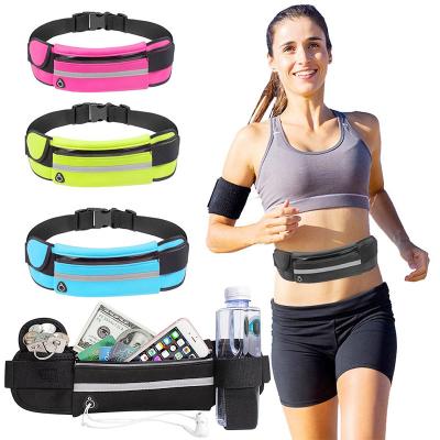 China OEM Nylon Running Waist Bag 20x10cm Waterproof Anti-theft Phone Pack for Outdoor Sports Cycling for sale