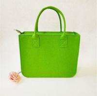 China Eco-Friendly Felt Shopping Tote Bag 330x200x230mm Custom Logo Promotional Handbag for Women for sale