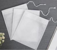 China Customized  Disposable  PP Non Woven  empty    Tea  bag coffee filter pocket  Herb Loose  bag with drawstring for sale