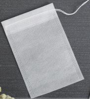 China Customized  Disposable  PP Non Woven  empty    Tea  bag coffee filter pocket  Herb Loose  bag with drawstring for sale