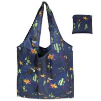 China Reusable Grocery Tote Bags Eco Friendly Large Heavy Duty 50x40cm Ripstop Nylon Foldable Shopping Bag for sale
