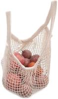 China Eco Friendly Cotton String Shopping Bag Reusable Mesh Market Tote 25x35x38 cm for Grocery Storage for sale