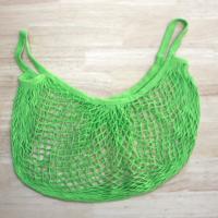 China Eco Friendly Cotton String Shopping Bag Reusable Mesh Market Tote 25x35x38 cm for Grocery Storage for sale