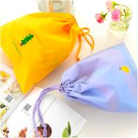 China Reusable Sports 210D Polyester Drawstring Bag Backpack Promotional for sale