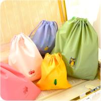 China Reusable Sports 210D Polyester Drawstring Bag Backpack Promotional for sale