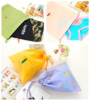 China Reusable Sports 210D Polyester Drawstring Bag Backpack Promotional for sale