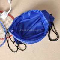 China Eco Friendly Polyester Drawstring Sports Bag 39x33 cm Custom Logo Gift Jewelry Pouch for sale