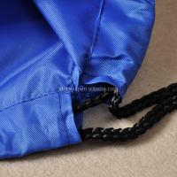 China Eco Friendly Polyester Drawstring Sports Bag 39x33 cm Custom Logo Gift Jewelry Pouch for sale