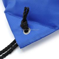 China Eco Friendly Polyester Drawstring Sports Bag 39x33 cm Custom Logo Gift Jewelry Pouch for sale