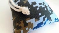 China Custom Mini Drawstring Bag Reusable Dust Cover Pouch 19.5x24cm Canvas Gift Bag for sale