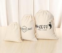 China Customize Cotton Dust Bag Small Linen Drawstring Bag Canvas For Shoes Gift Present for sale