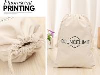 China Customize Cotton Dust Bag Small Linen Drawstring Bag Canvas For Shoes Gift Present for sale