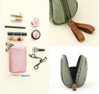 China Customizable Wooden Pen Box Case 20x8.5x11cm for School Canvas Wool Felt Storage for sale