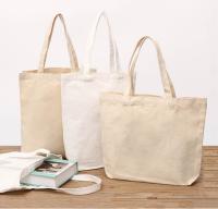 China Wholesale Folding Canvas Reusable Shopping Bag with Zipper Ladies Tote Handbag 40x30cm for sale