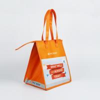 China Custom Non Woven Insulated Cooler Bag 32x37x25cm Reusable Thermal Lunch Tote for Outdoor Fitness for sale