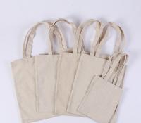 China Custom Logo Canvas Tote Bag 100pcs per Carton Reusable Grocery Shopping Cloth Bag for DIY Gift for sale
